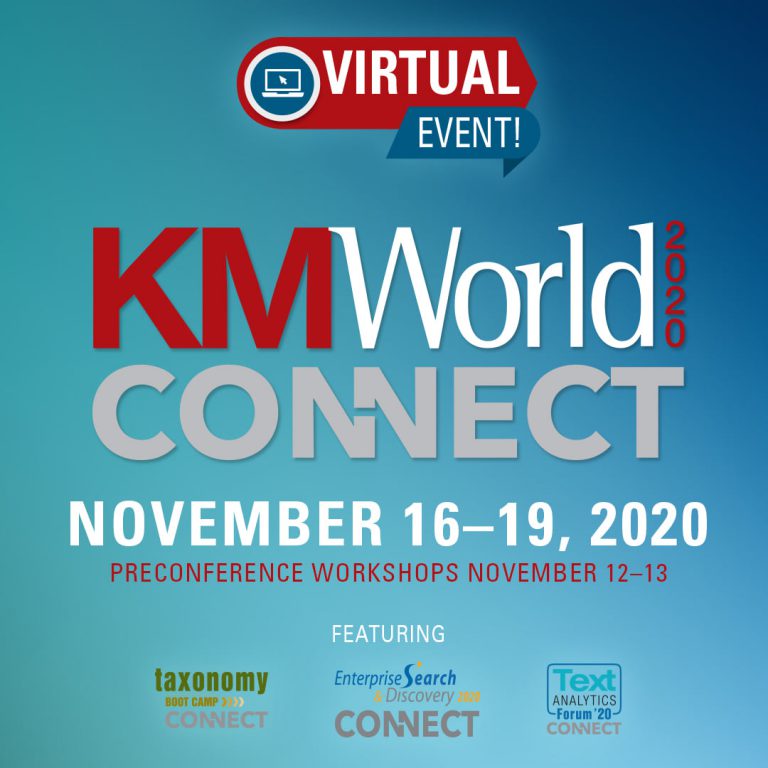 KMWorld Connect 2020 – Norconex Inc